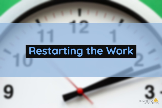 Incorporating Stop Work Orders Part 2 - Restarting the Work - Humphreys ...