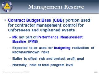Program Manager / Project Manager Use of Management Reserve - Humphreys ...